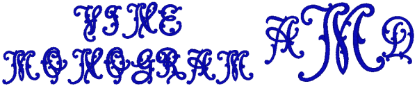 Vine Monogram – EmbForum