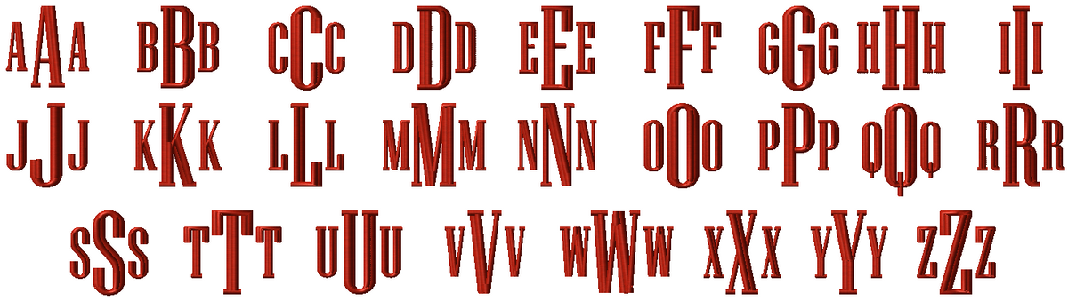 Split Monogram – EmbForum