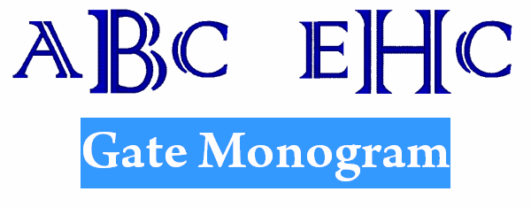 Gate Monogram – EmbForum